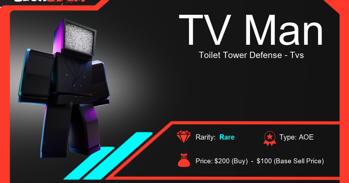 Understanding TV Man in Toilet Tower Defense