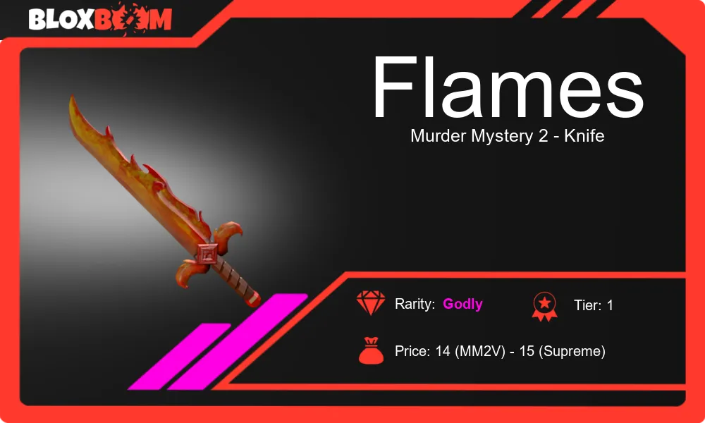Flames MM2: The Enigmatic Knife in Murder Mystery 2