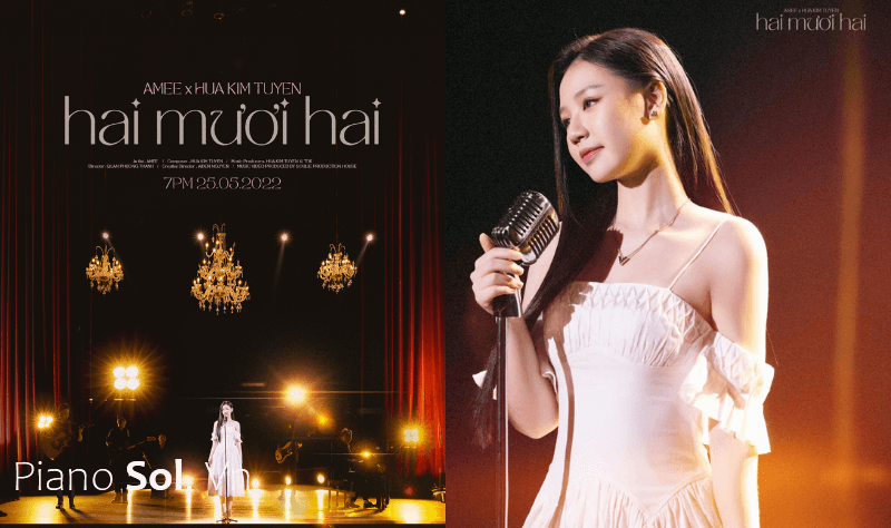 Sheet Piano HAI MƯƠI HAI (22) – Amee ft. Hứa Kim Tuyền | VUICUNGPIANO 🎹