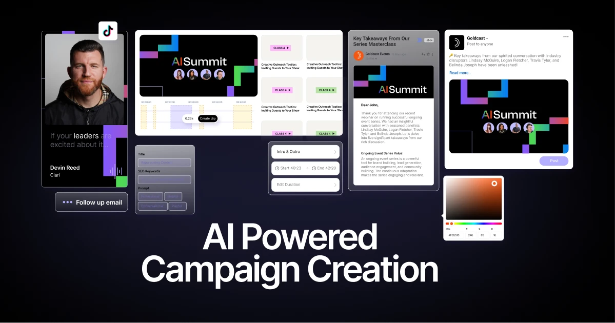 Goldcast Launches AI-Content Lab to Revolutionize Video Content for B2B ...