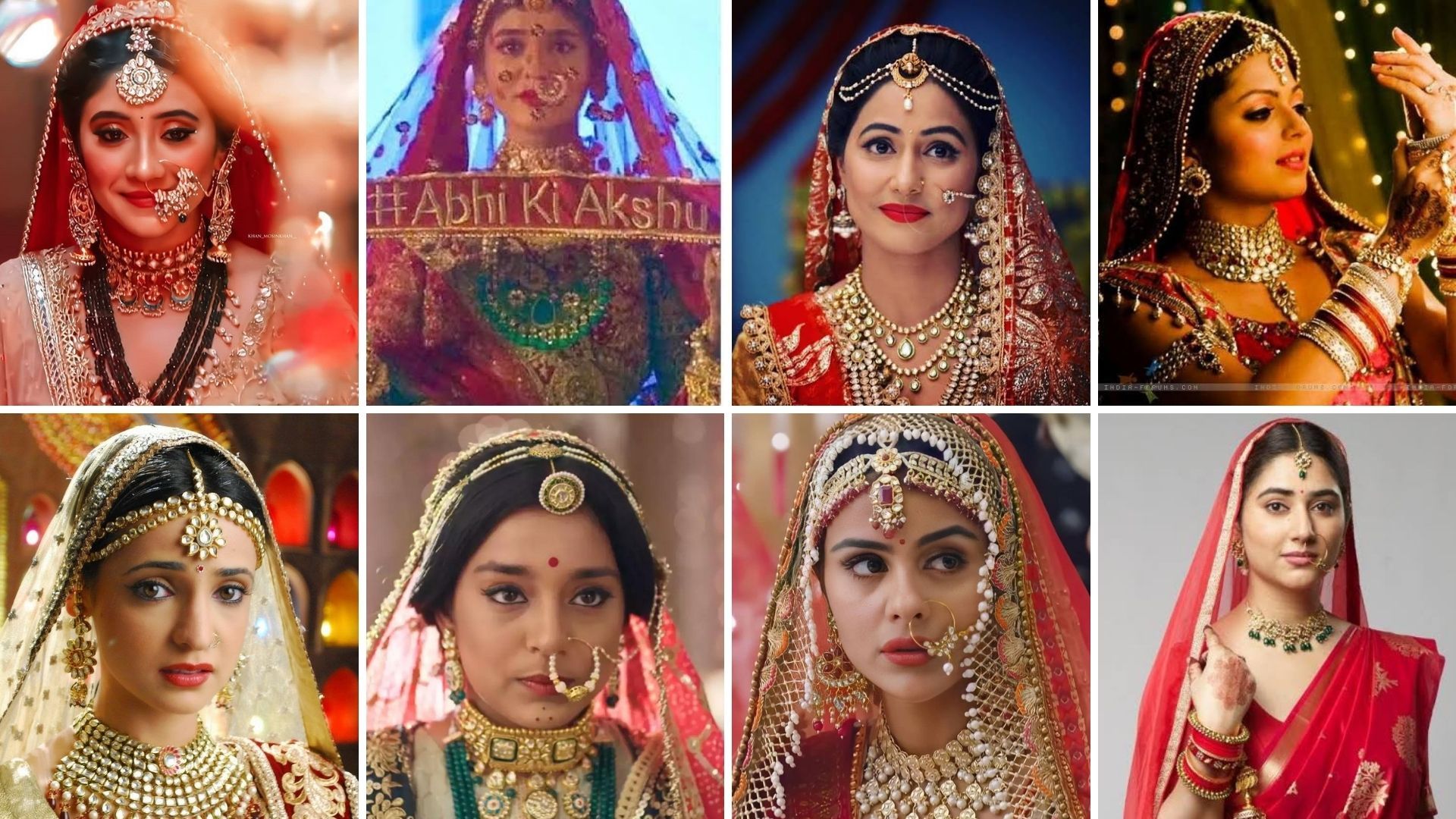 Eight best bridal looks of Indian Television