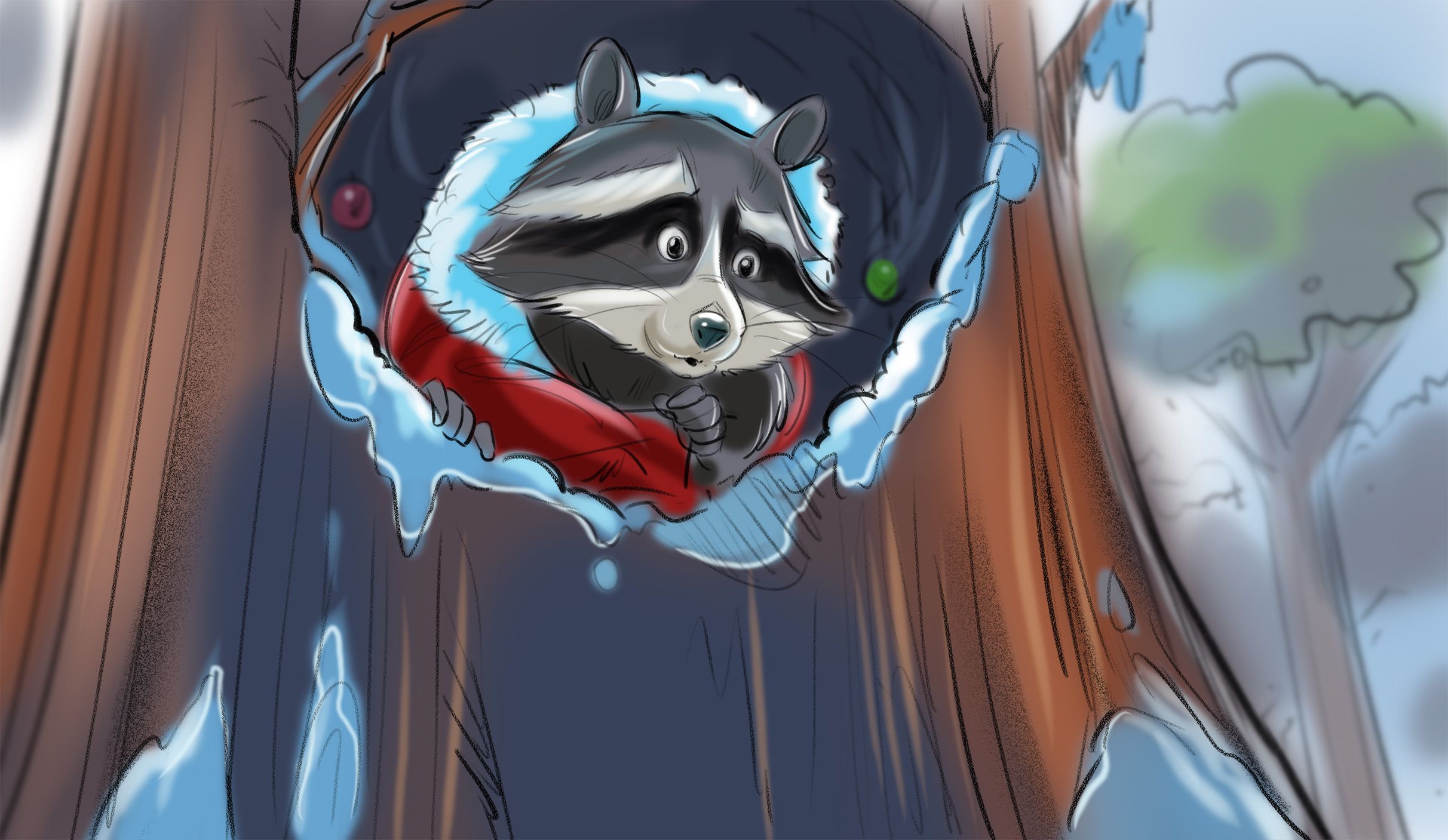 Rocky the Raccoon | Think Artfully
