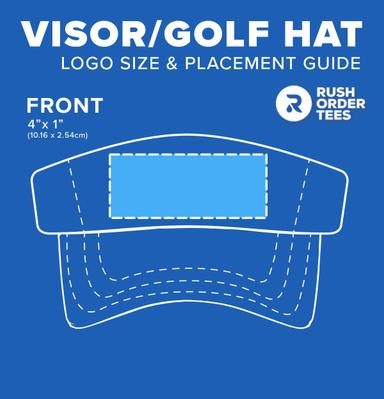 Hat Logo Size & Placement Guide - RushOrderTees