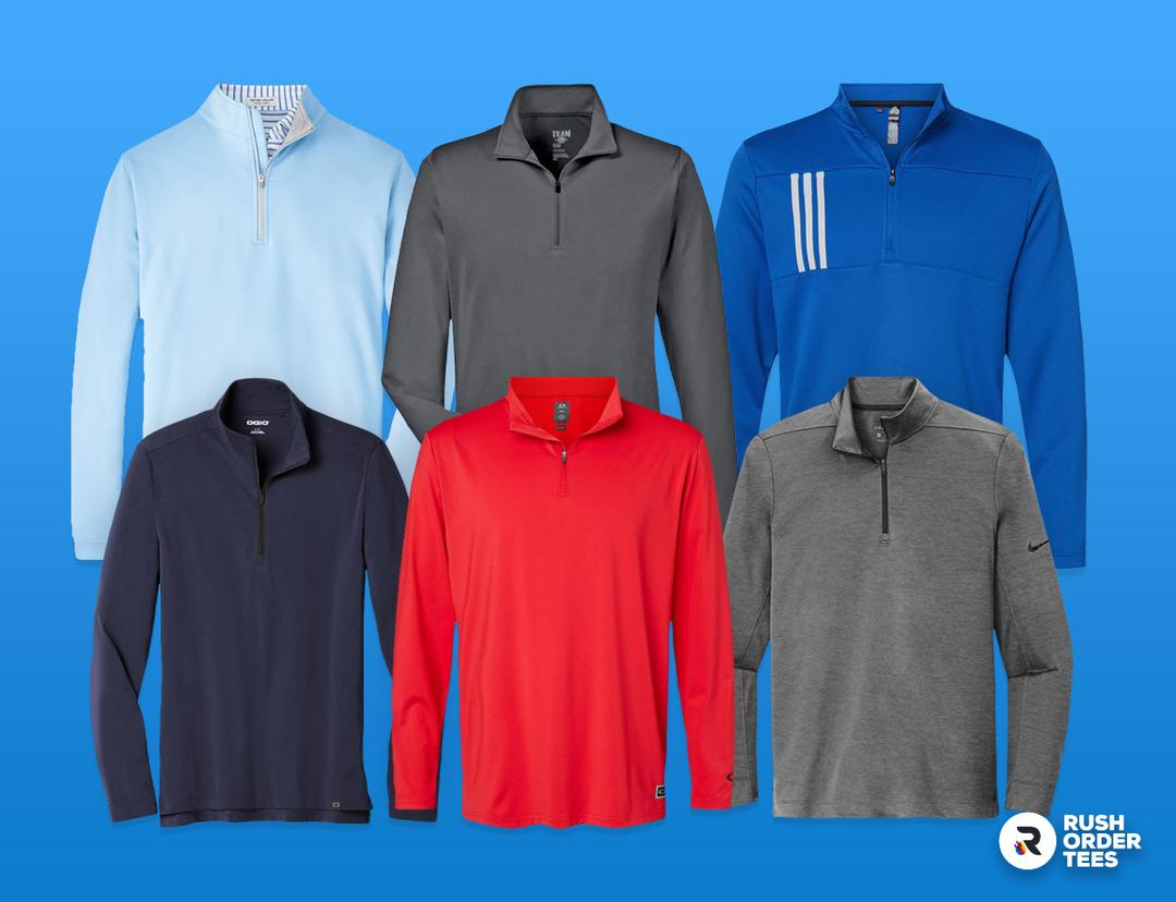6 Most Popular Performance Quarter Zip Jackets