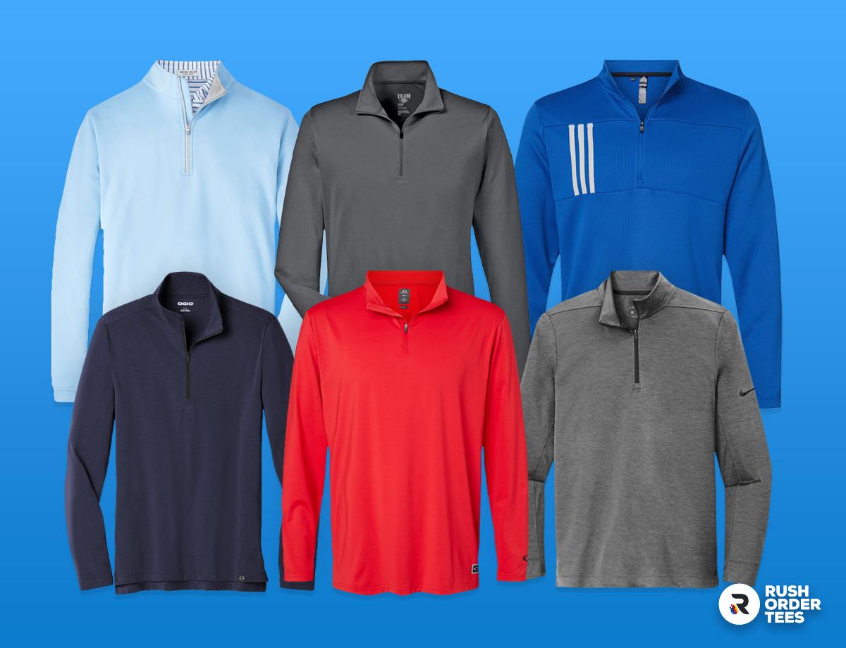 6 Most Popular Performance Quarter Zip Jackets