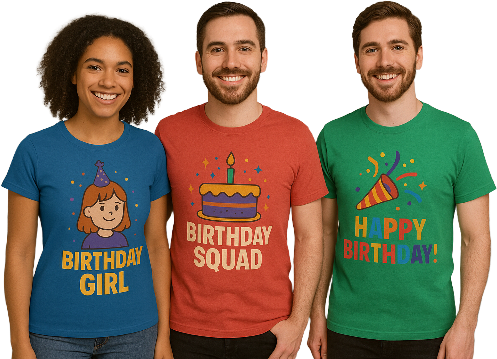 Custom Birthday Shirts | Design Your Own Birthday T-Shirts