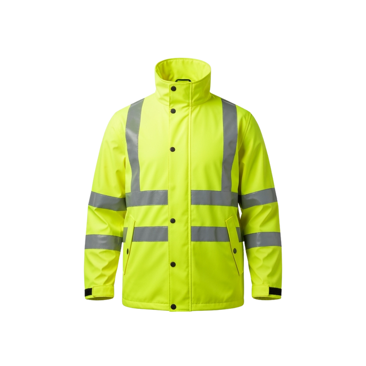 Custom High Vis Rain Jackets | Design Safety Rain Jackets