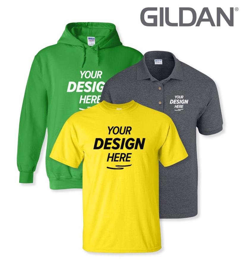 Custom Gildan Apparel | Design Custom Gildan Shirts & More