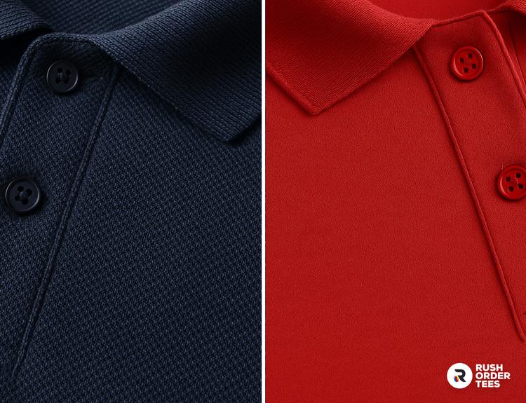 Custom Polos Fabric Guide: Materials, Features & Care Tips