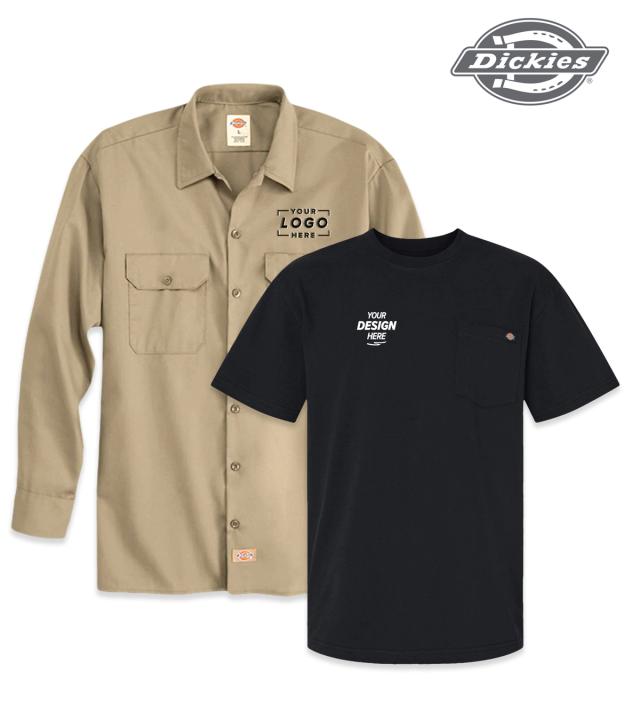 Custom Dickies Apparel | Design Dickies Brand Apparel Online