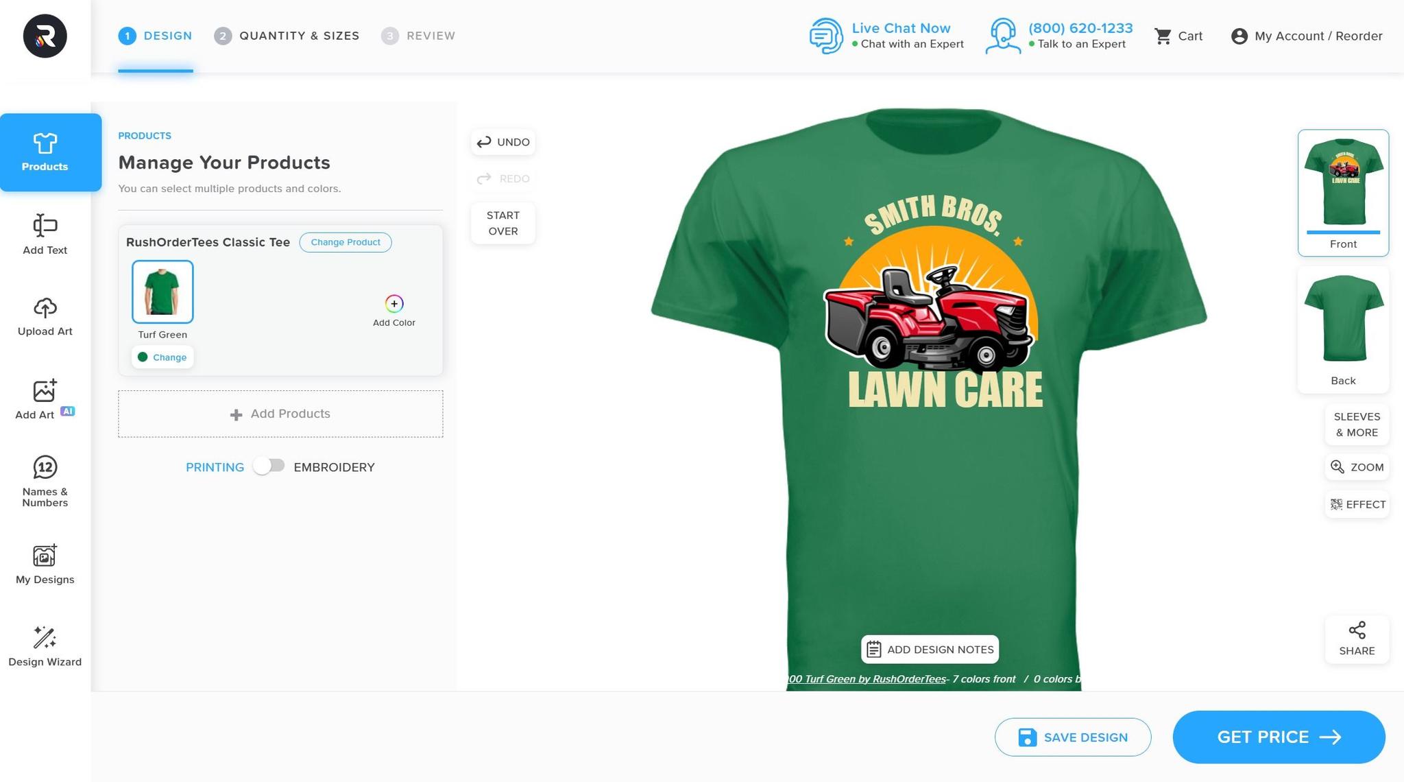 Custom DTG Printing | Direct to Garment Print Services