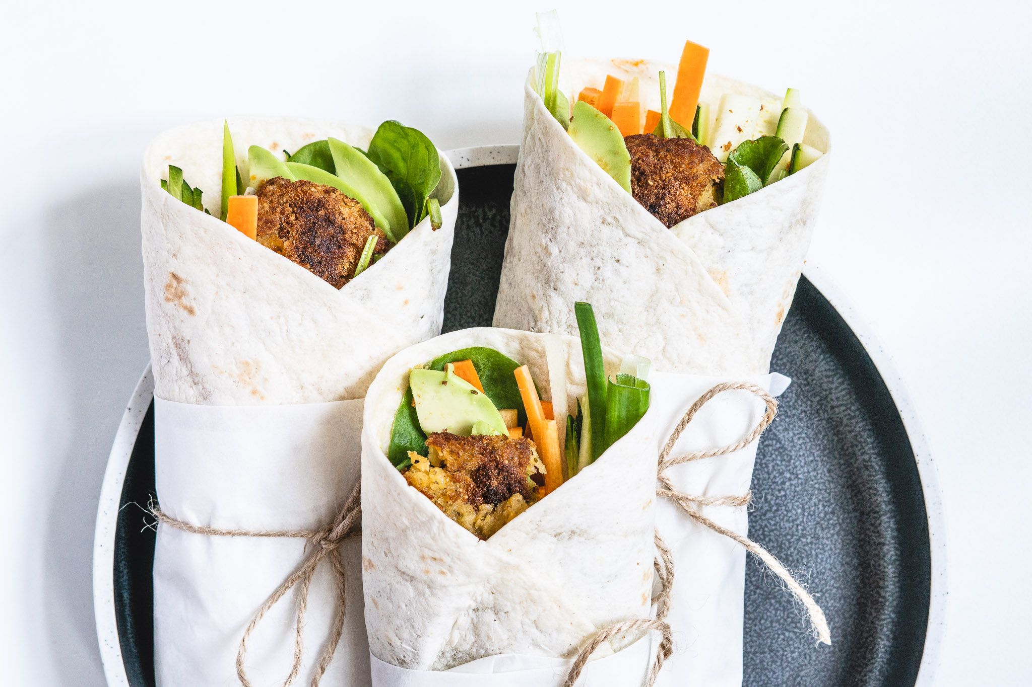 Vegetar wraps med falafel | Gastrologik