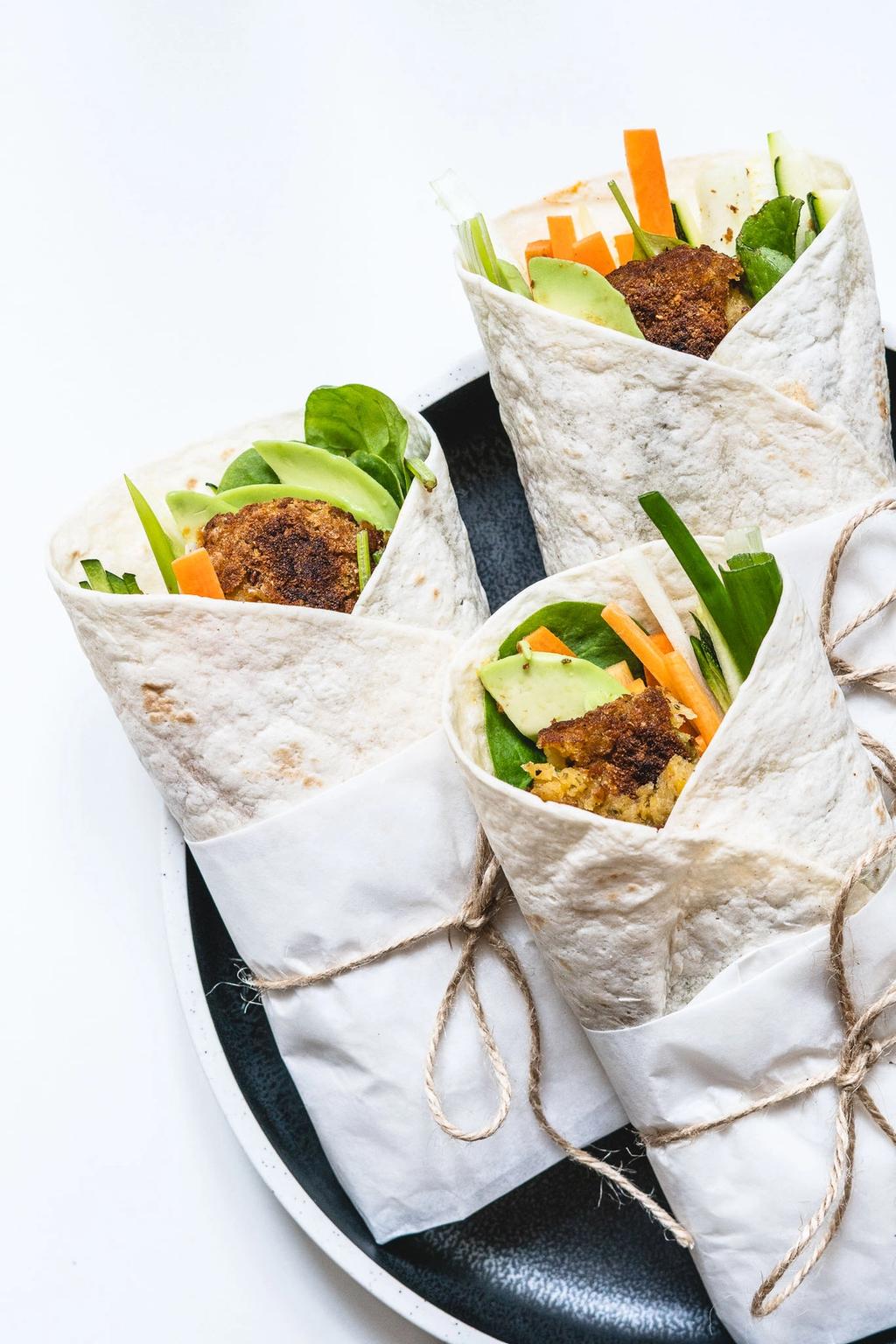 Vegetar wraps med falafel | Gastrologik