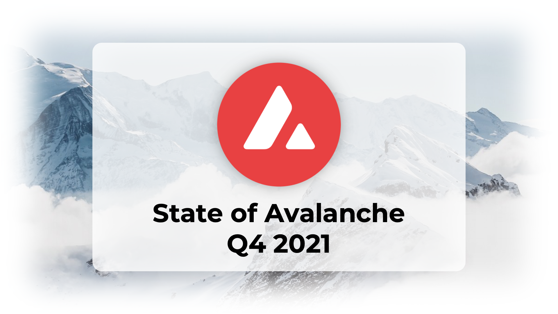 State of Avalanche Q4 2021 | Messari