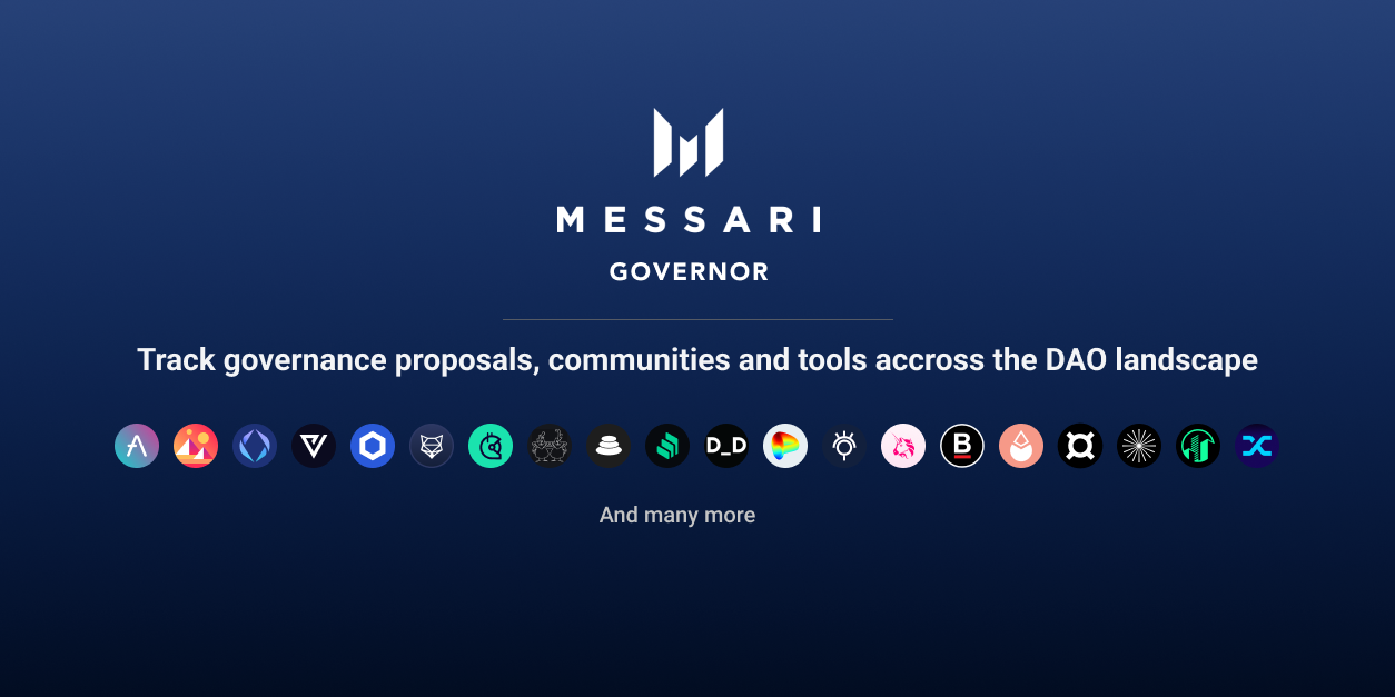 Messari Introduces Upgraded Version of Web3 Governance Platform ...