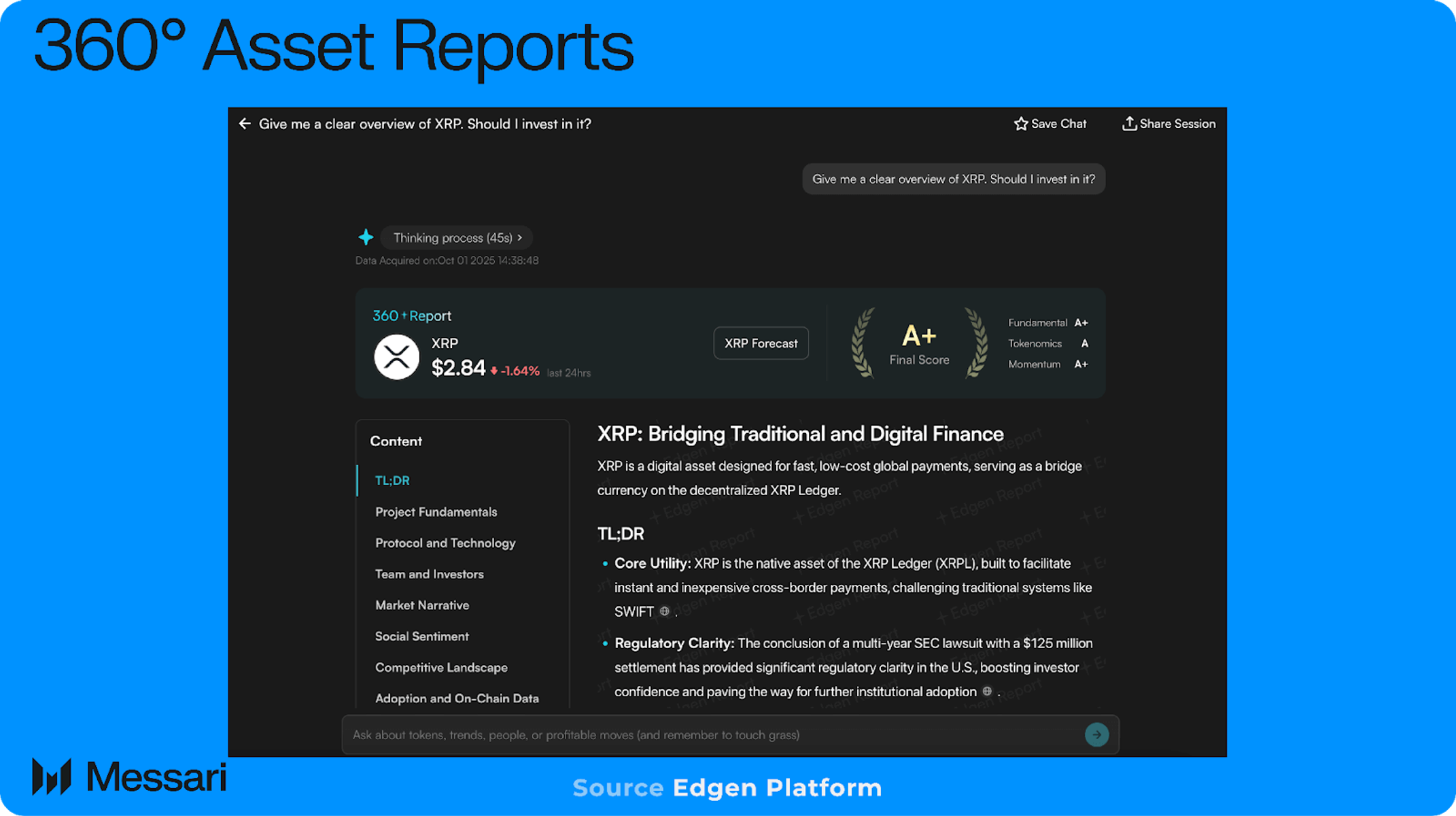 Edgen: Working Towards A Unified Market Intelligence Layer | Messari