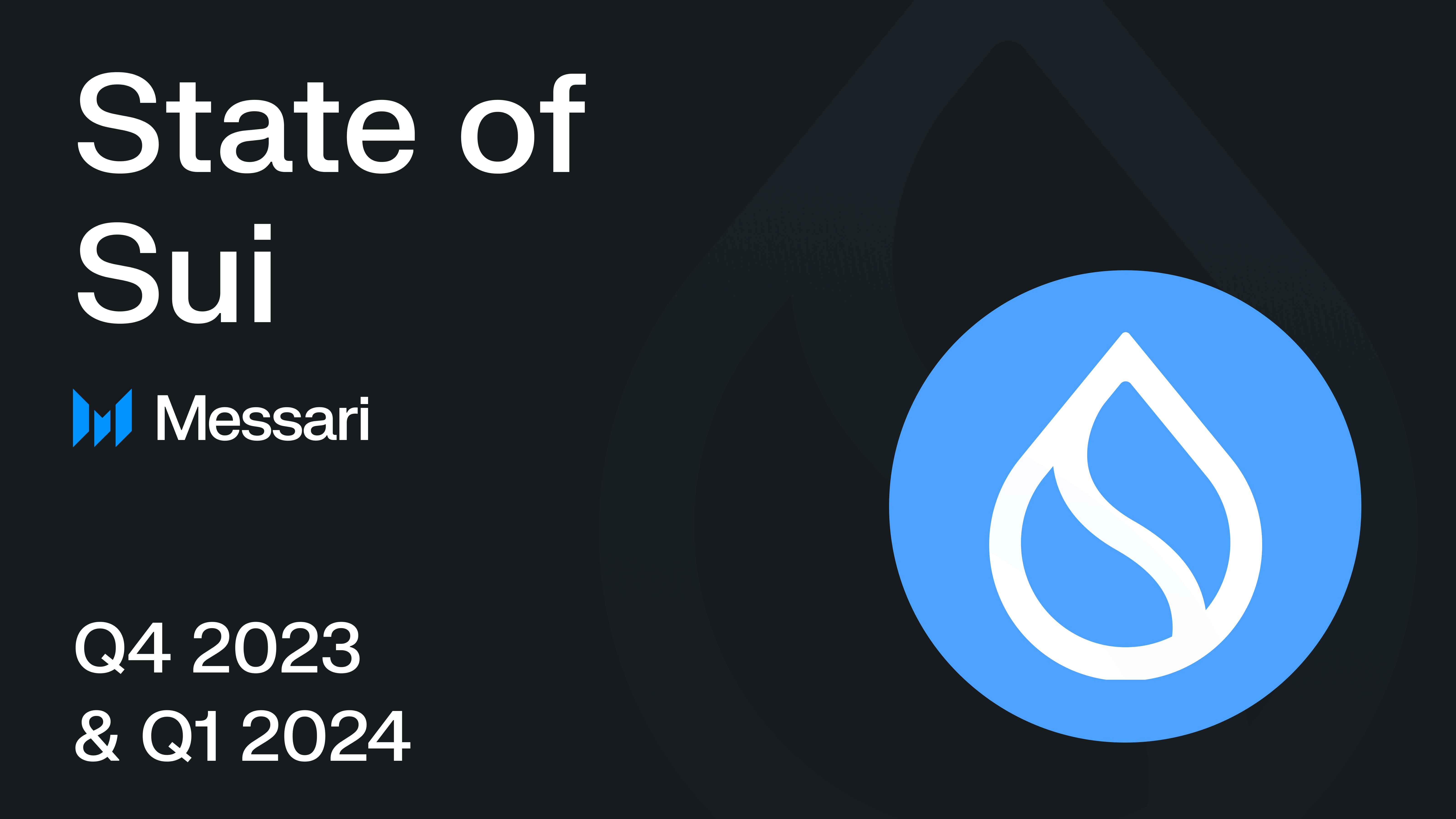 State of Sui Q4 2023 and Q1 2024 | Messari