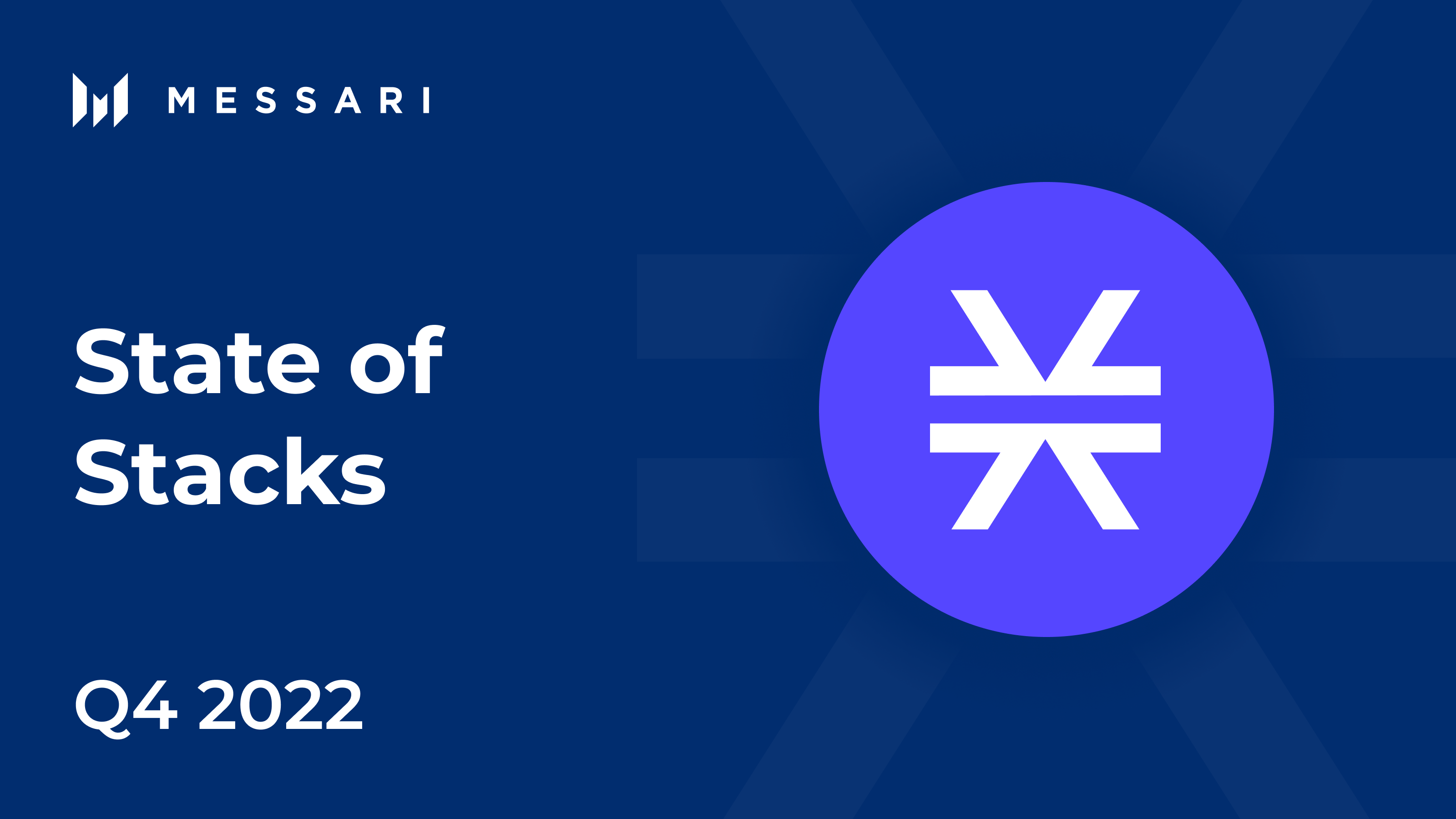State of Stacks Q4 2022 | Messari