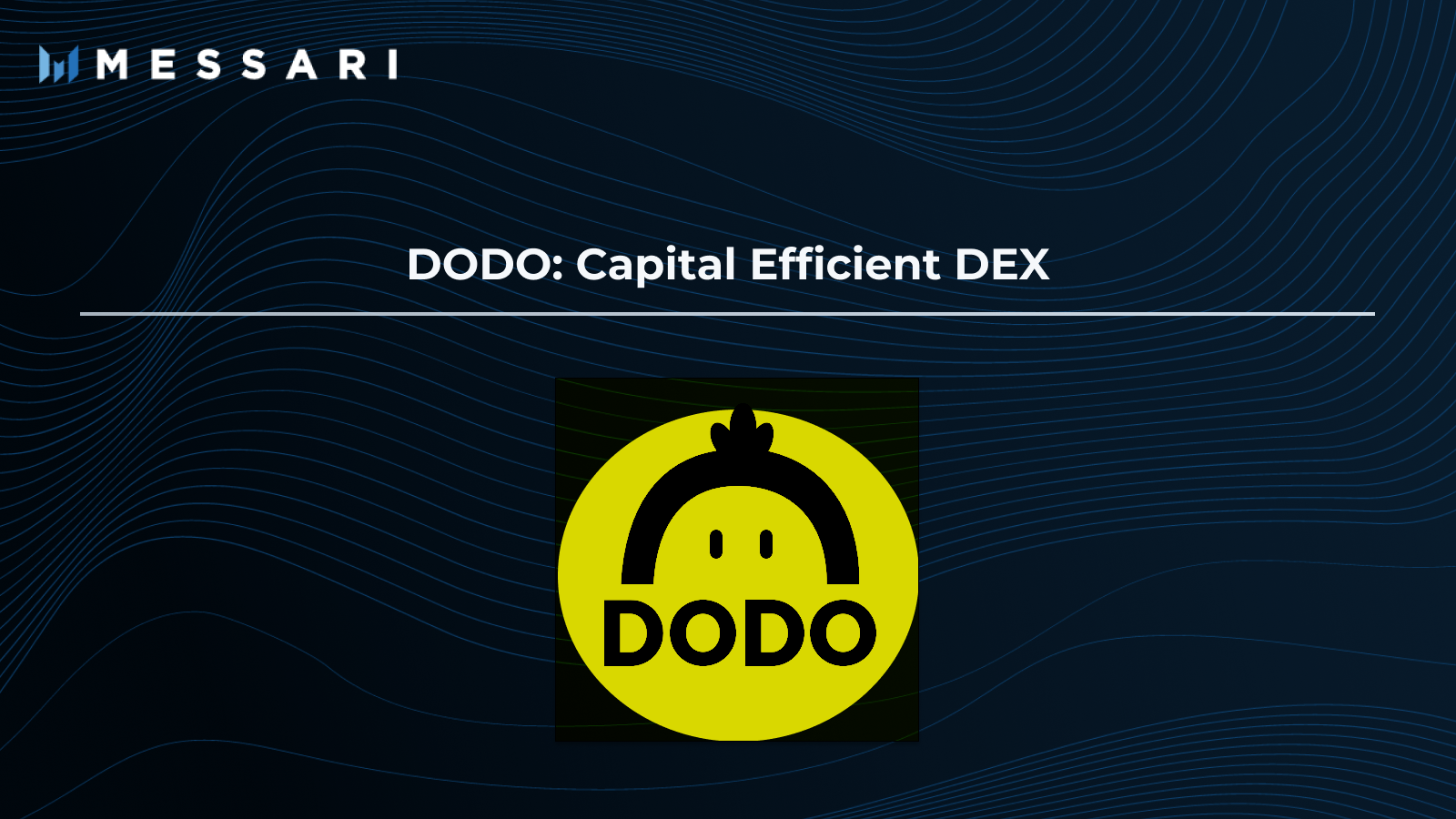 DODO: Capital Efficient DEX | Messari