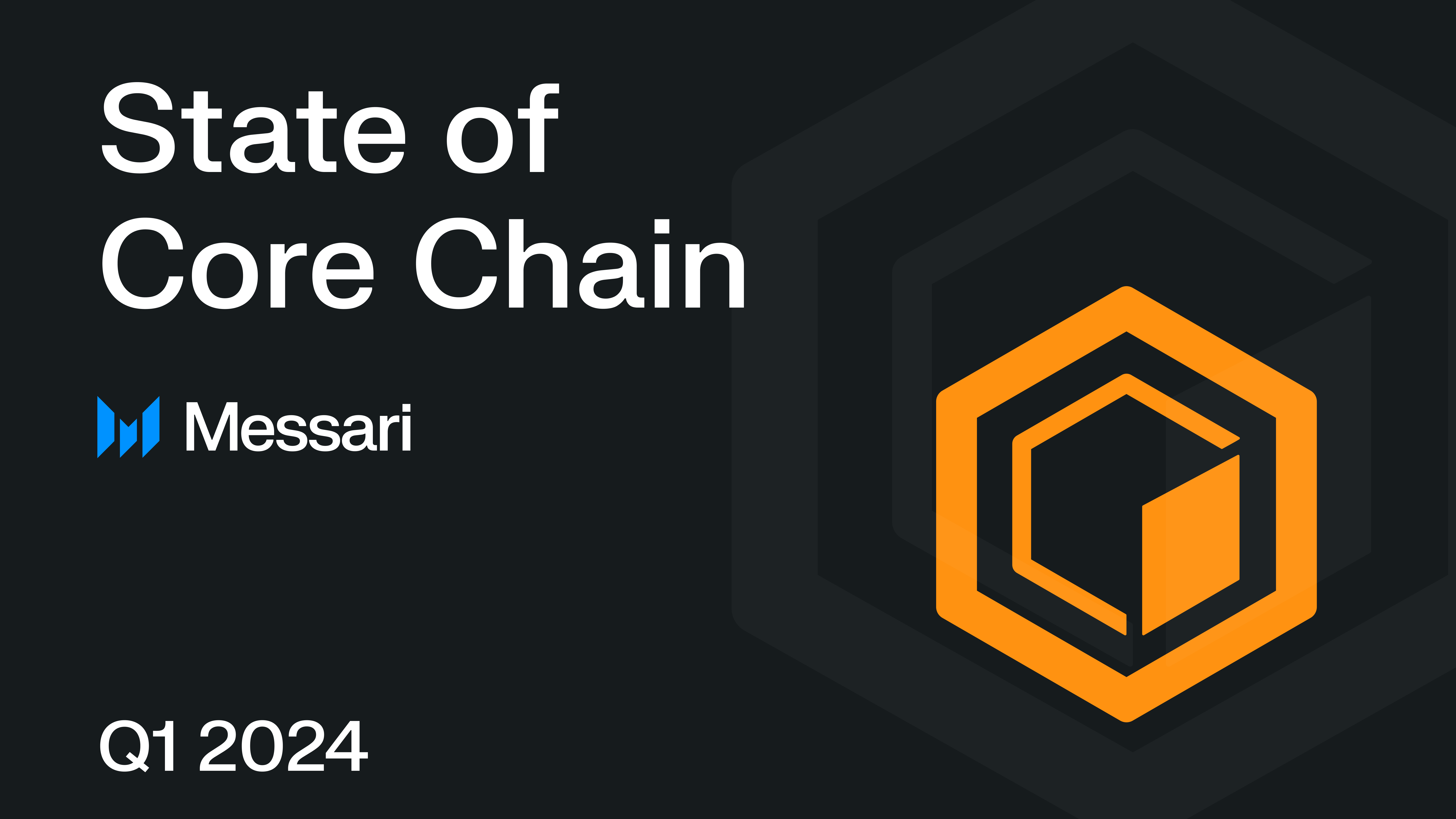 State of Core Chain Q1 2024 | Messari