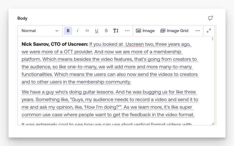 Build an AI-powered interactive video transcript | Mux