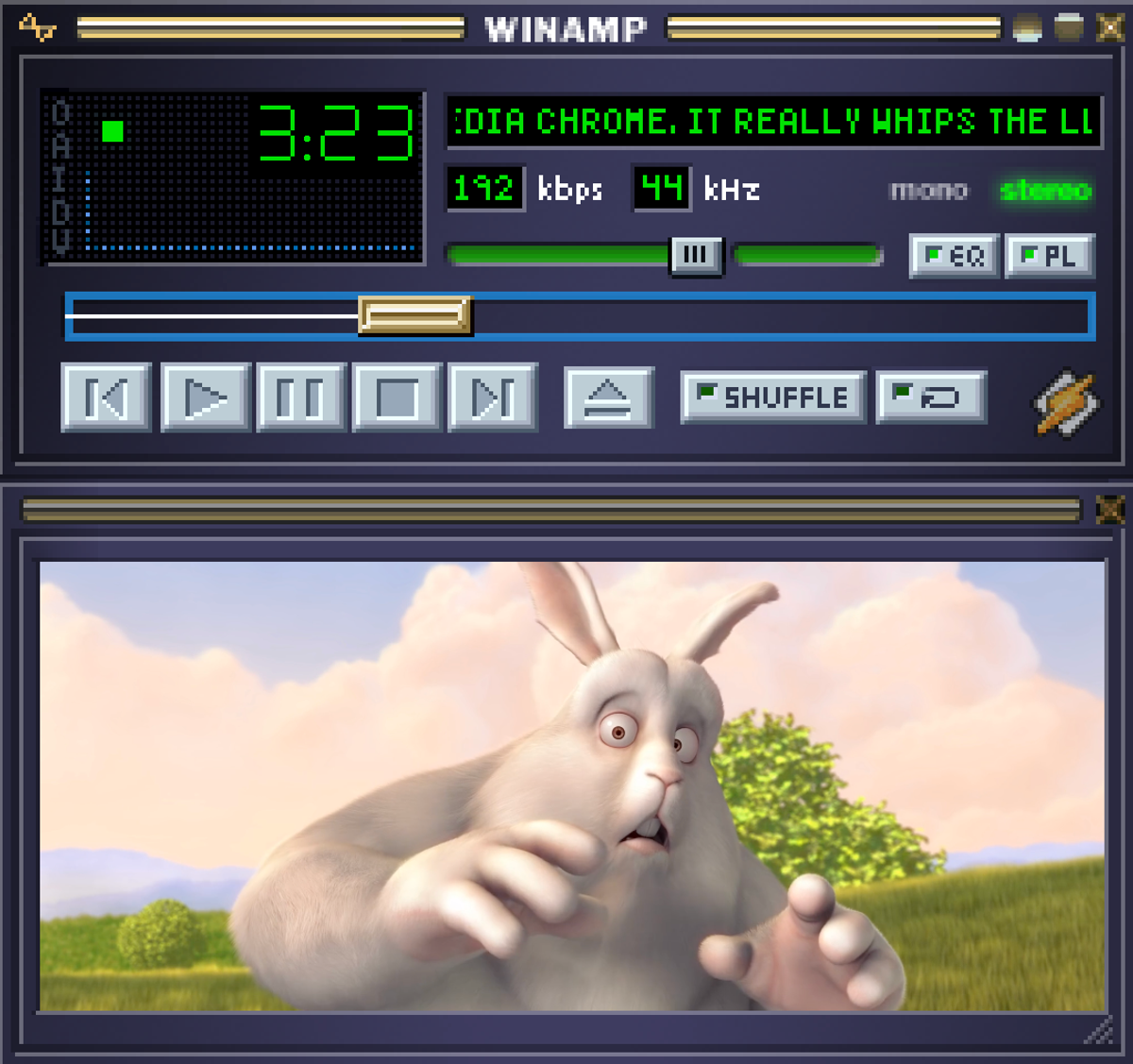 Winamp player: now with web components | Mux