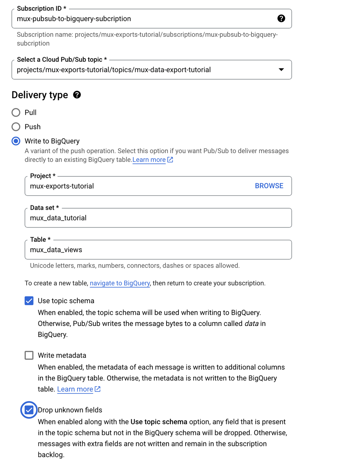 Creating a data reporting strategy with Google Pub/Sub, BigQuery, & Looker Studio | Mux