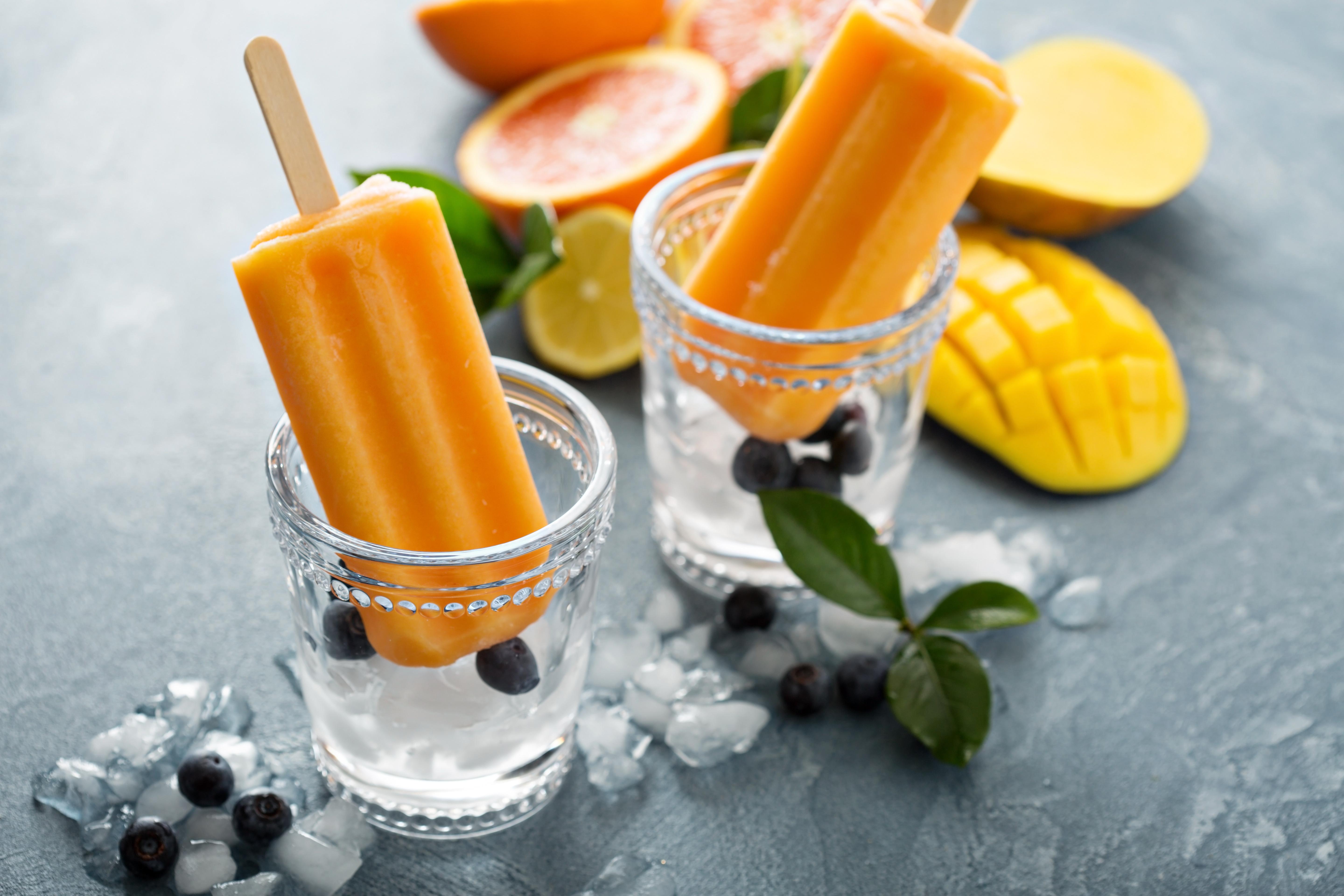 Mango-Blood Orange Paletas | Vera Mexicana