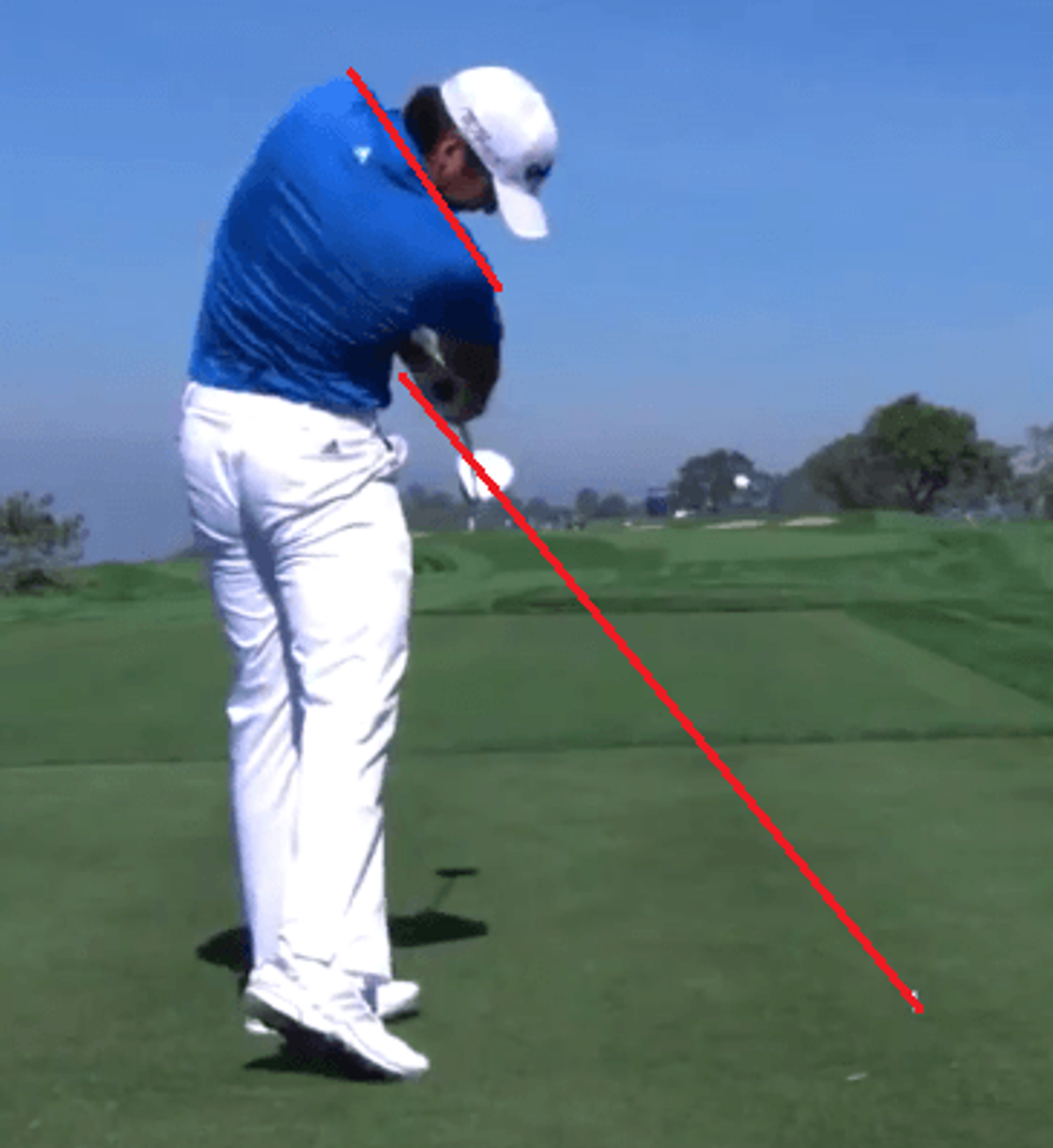 Golf Impact Zone and Follow-Through
