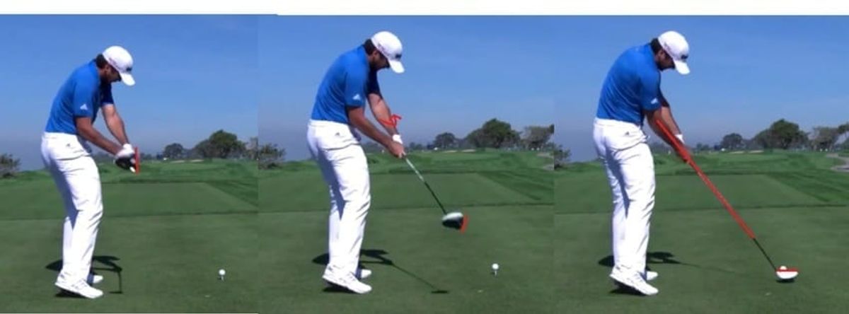 Golf Impact Zone and Follow-Through