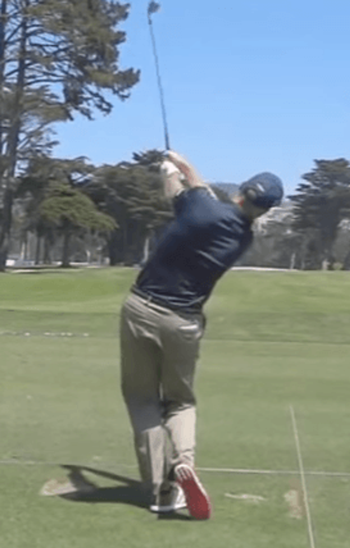 Golf Impact Zone and Follow-Through