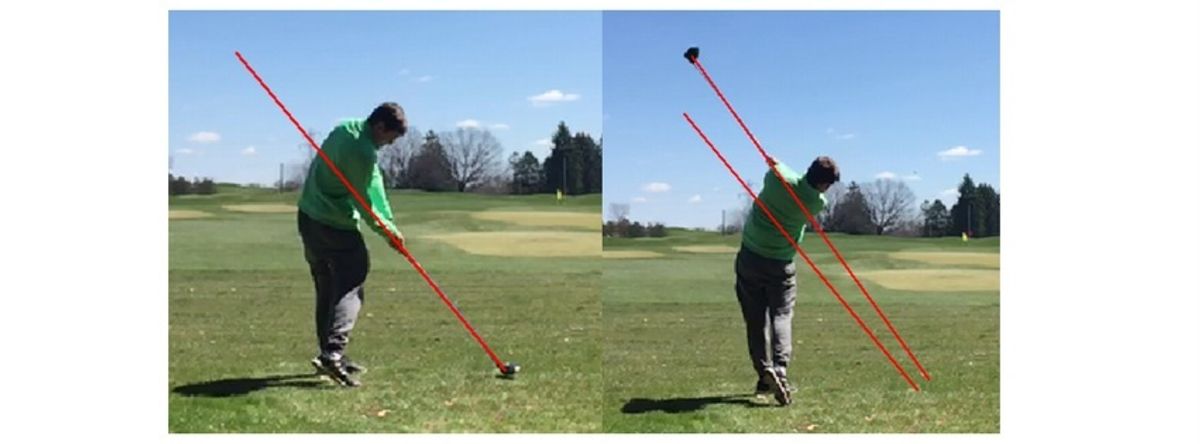 Golf Impact Zone and Follow-Through