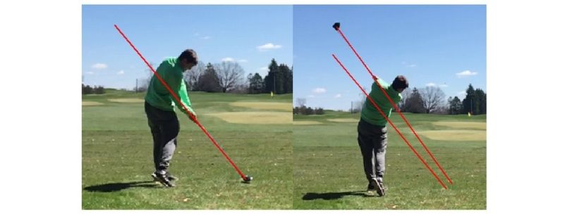 Golf Impact Zone and Follow-Through
