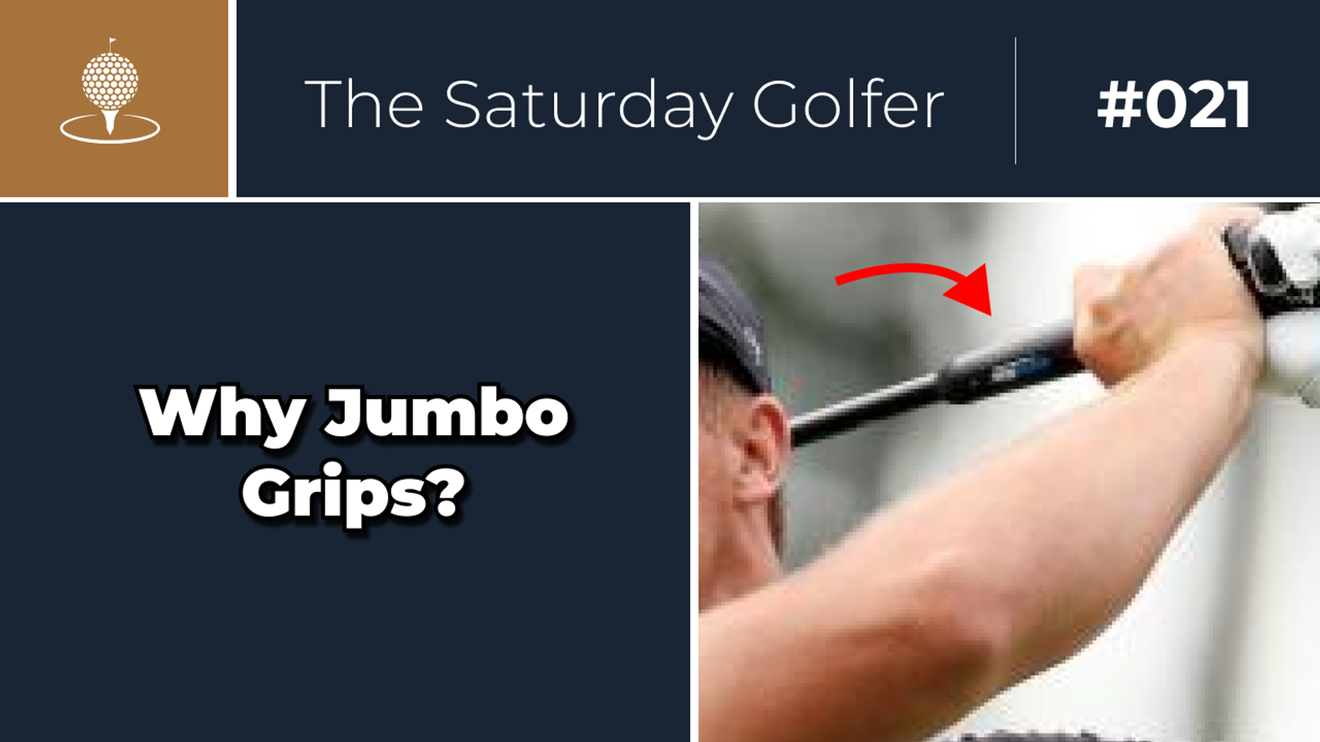 Why Bryson uses Jumbo Golf Grips: Not for Distance!