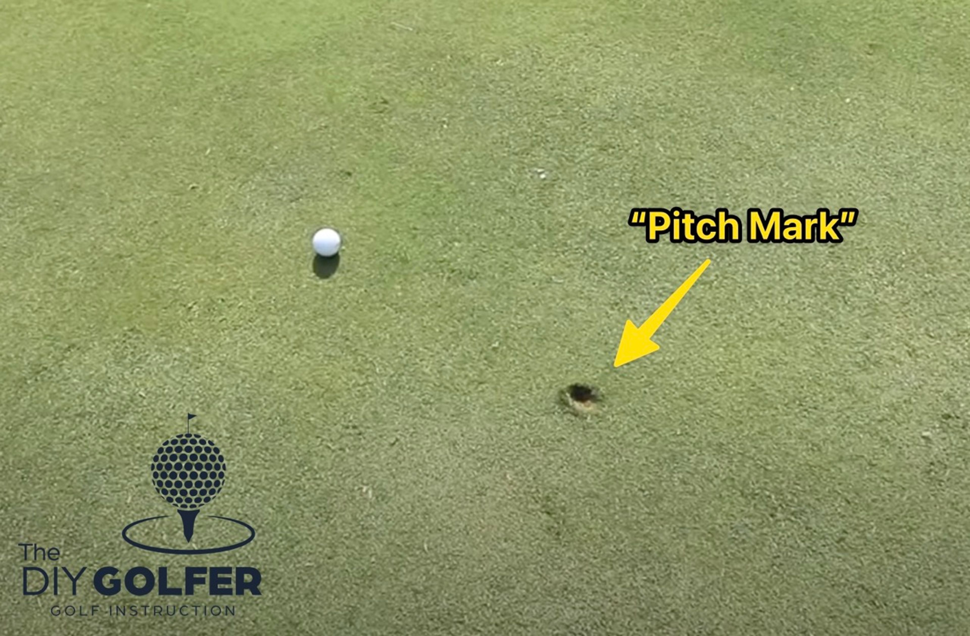 Golf Terms: Pitch Mark