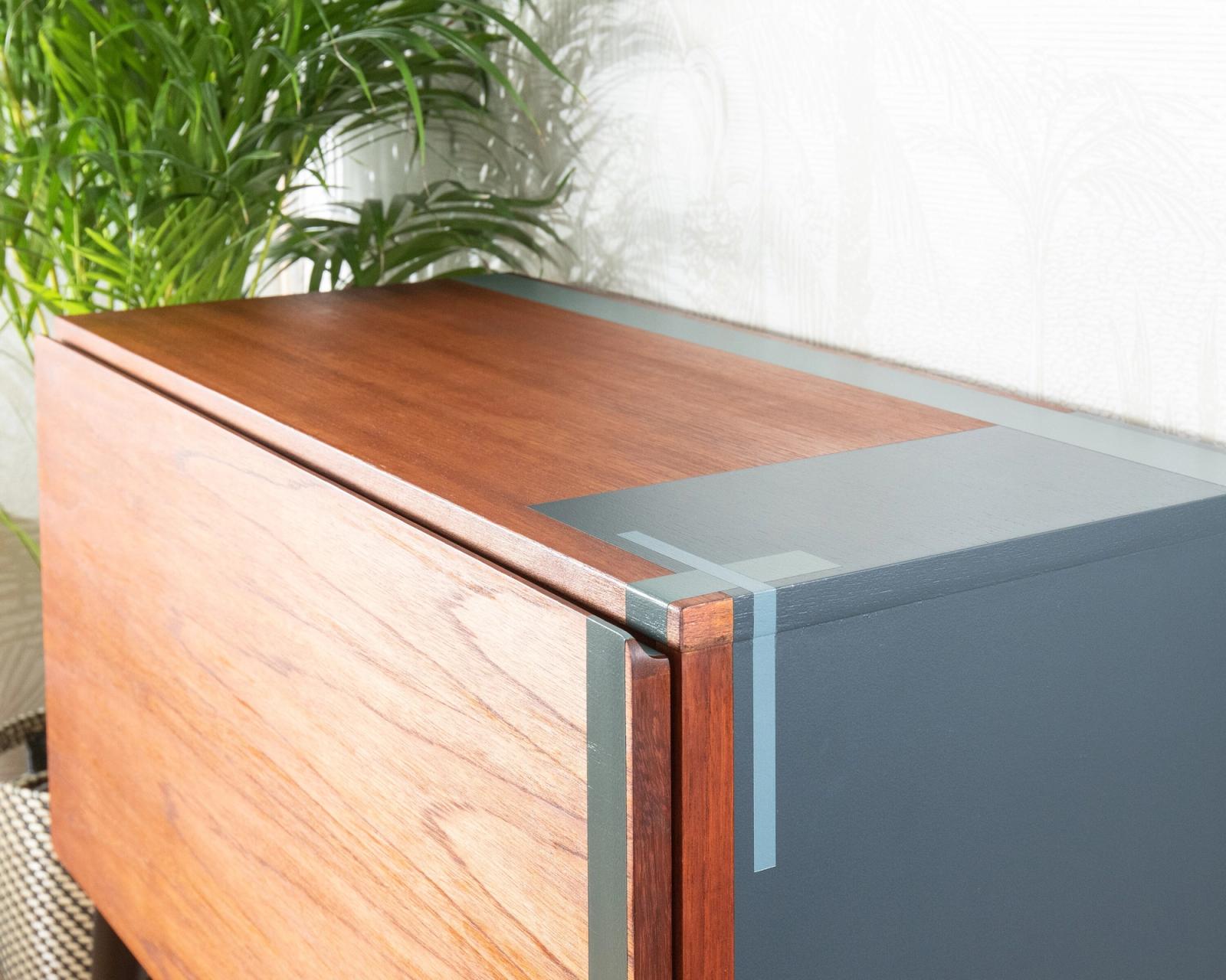 Mid Century Tapley 33 Teak Record Cabinet | Little Sausage Home