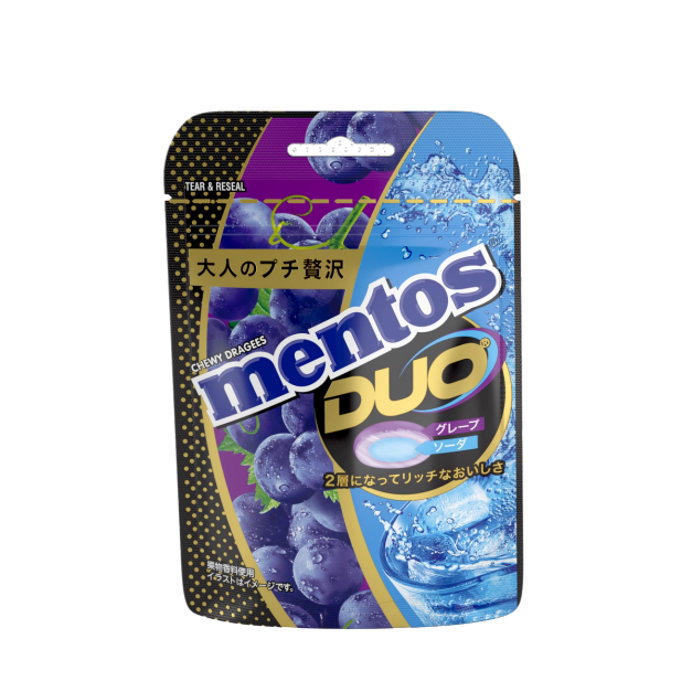 メントスDUO グレープ＆ソーダ | Mentos Japan