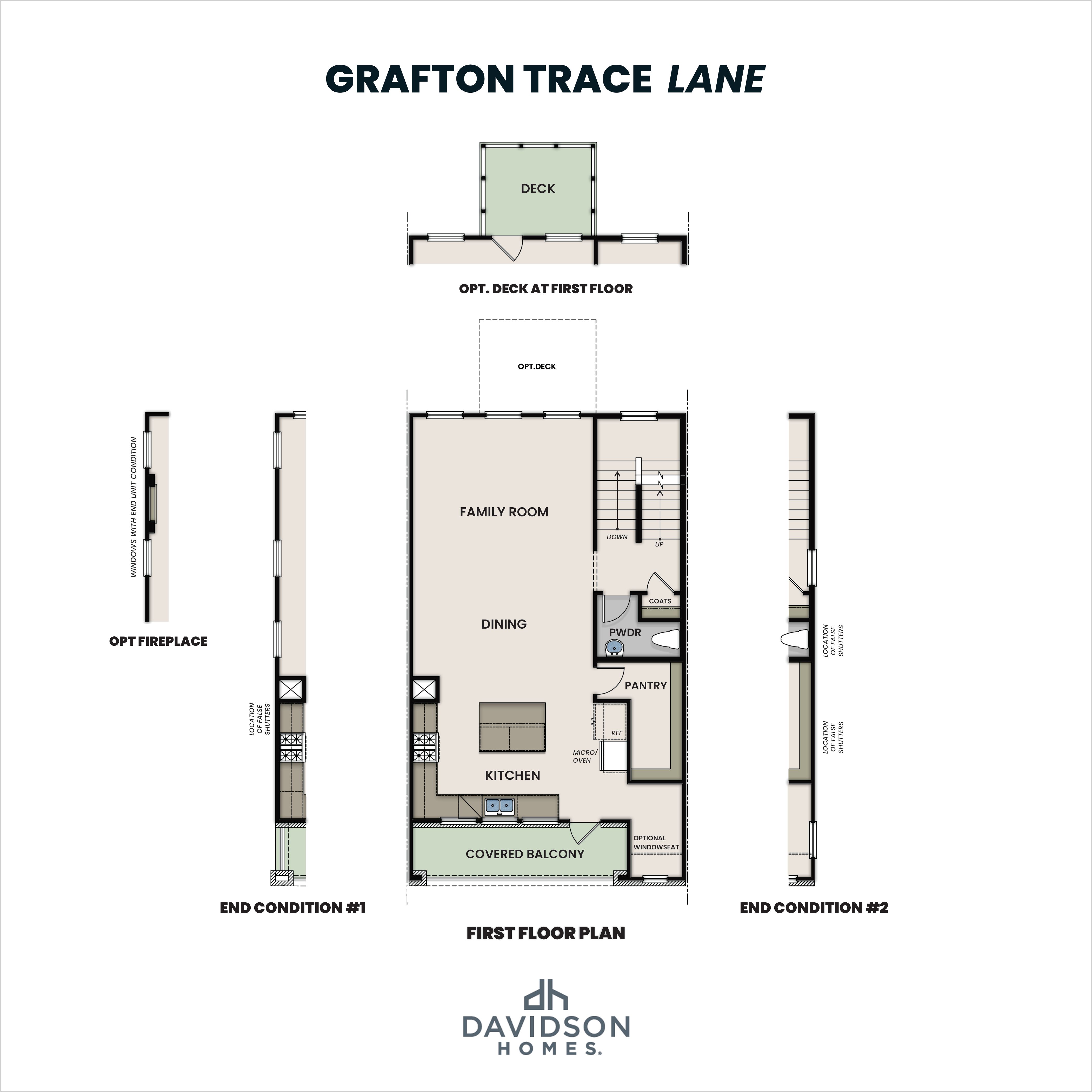 The Lane C Floor Plan in Grafton Trace | Woodstock, GA