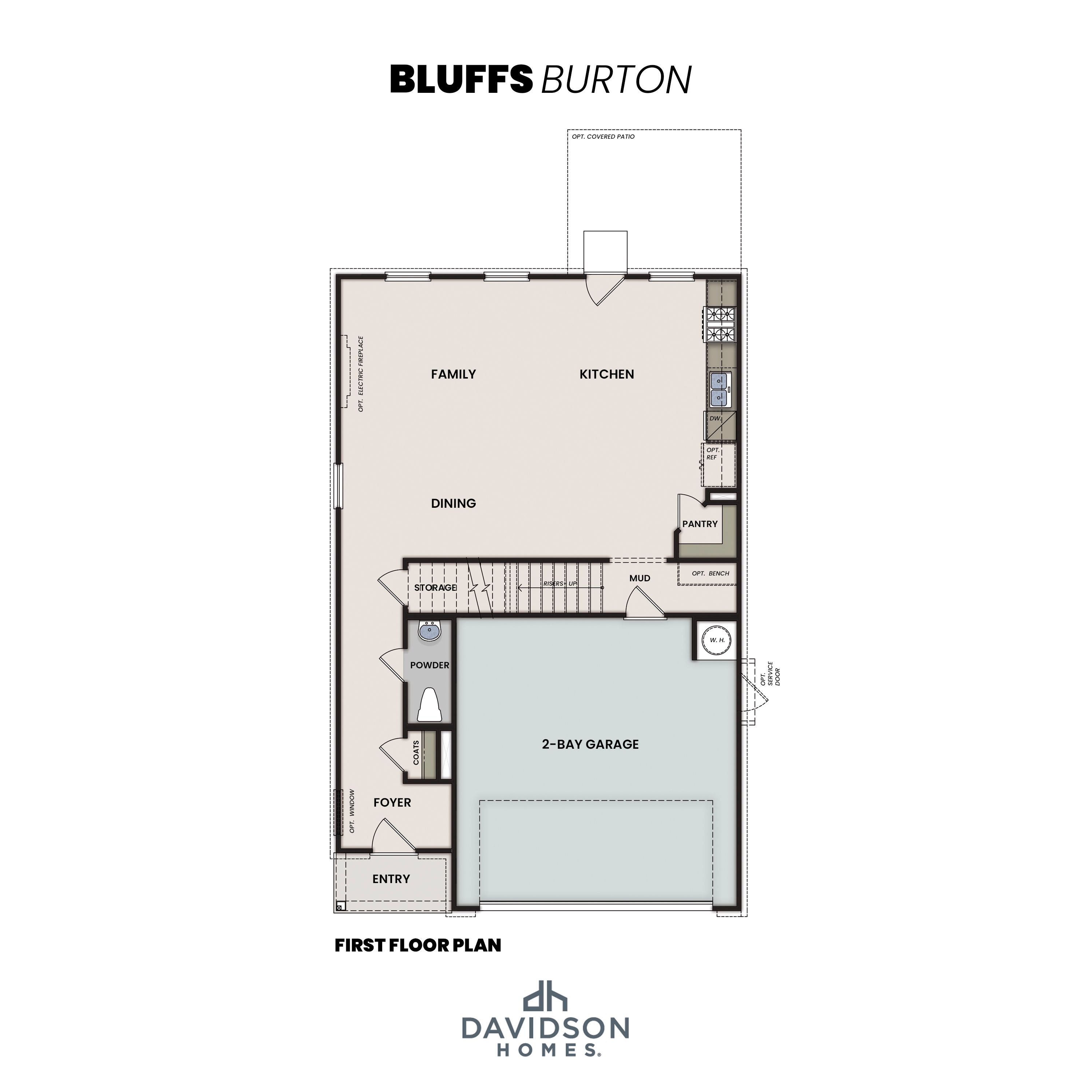 The Burton B Floor Plan in Noble Ridge | Cullman, AL