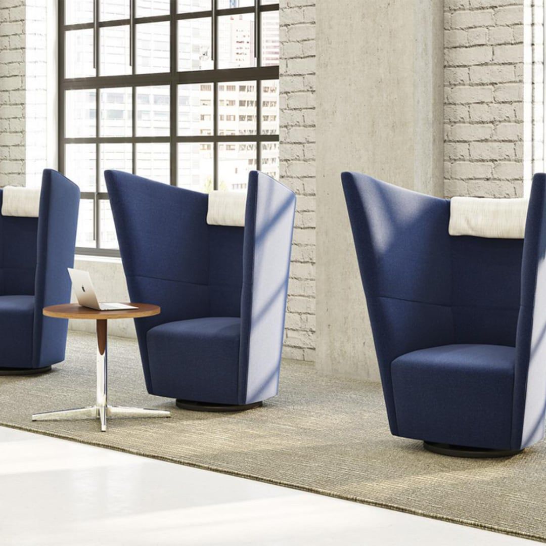 Wingding Privacy Lounge Seating and Ottomans by Trinity Furniture ...