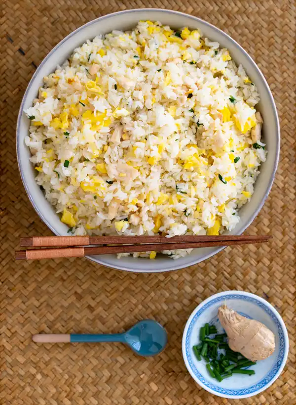 Ginger Fried Rice (姜炒饭) | Made With Lau