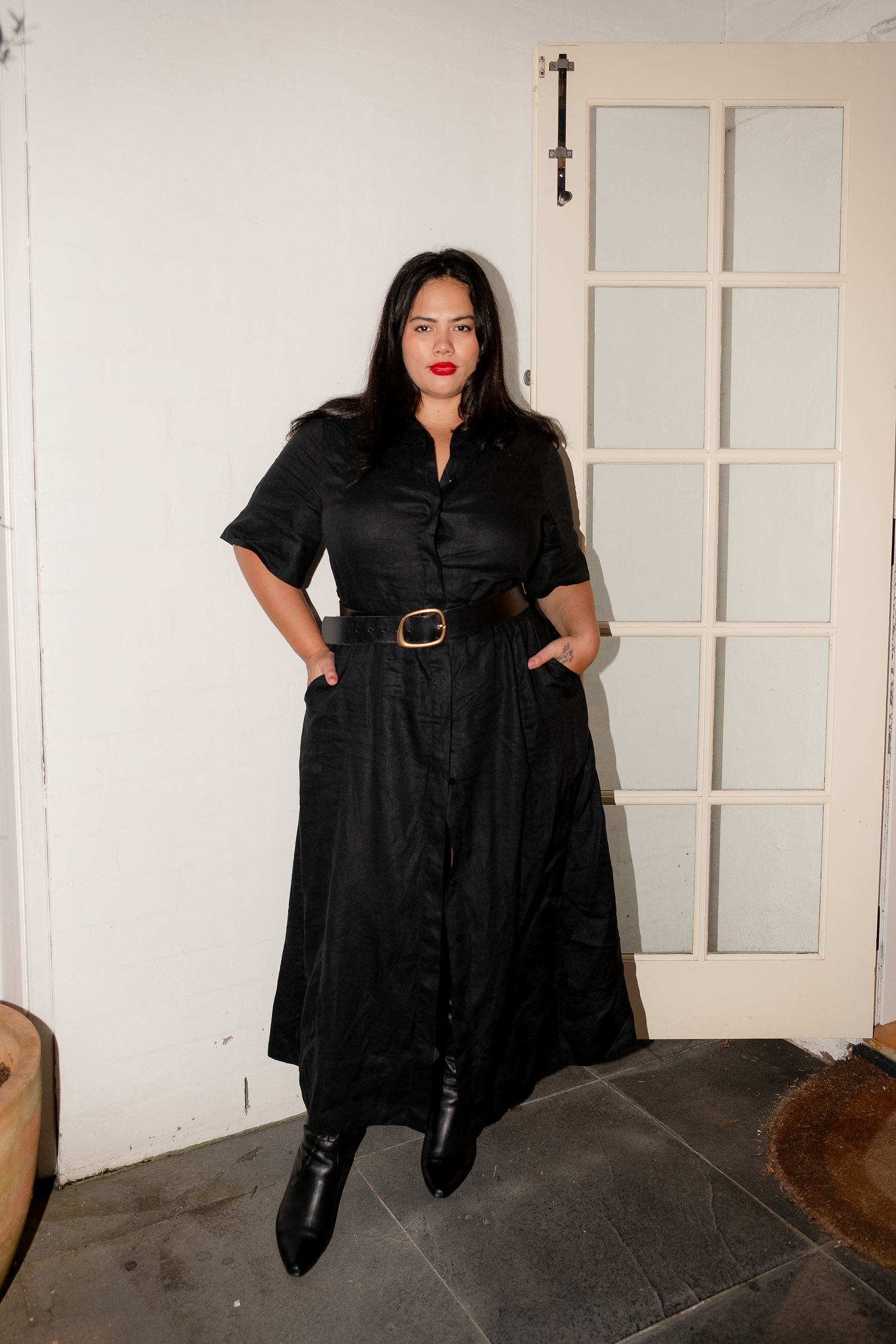 Shop Linen Shirt Maxi Dress | Commonry