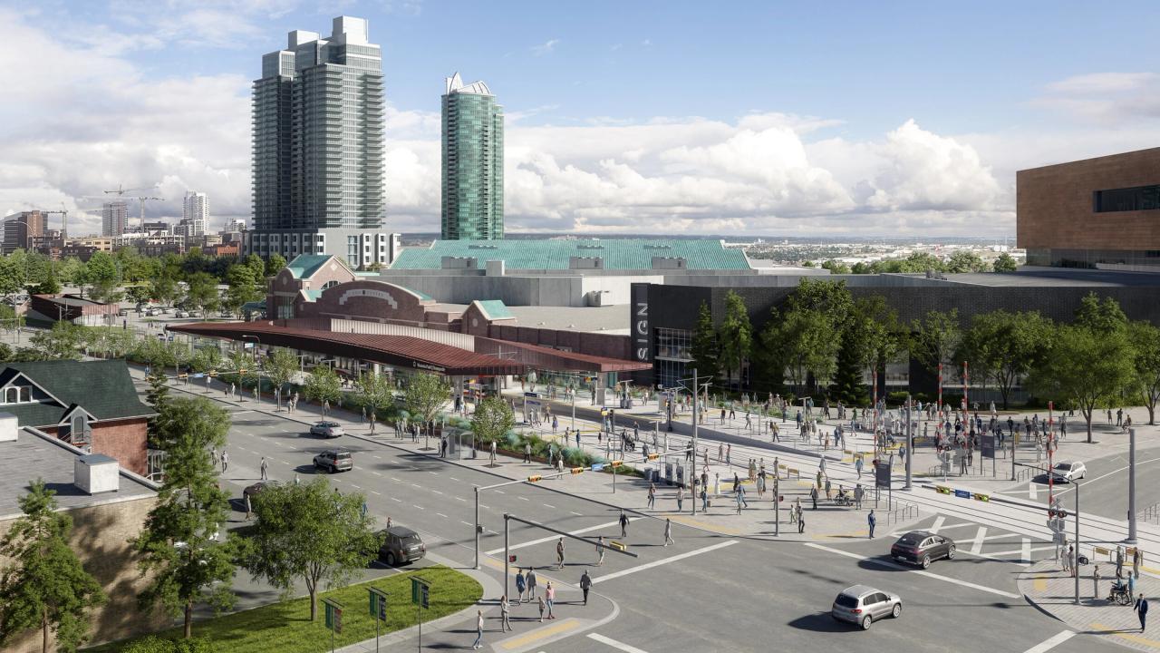 New Pedestrian Route Offers Improved Access to Stampede Park and LRT Station