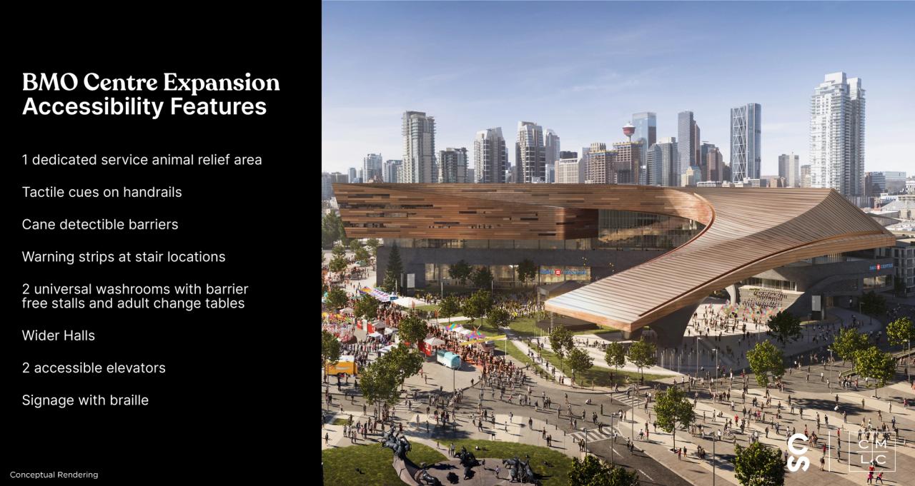 BMO Centre Expansion Accessibility | The C+E | Calgary Municipal Land Corporation