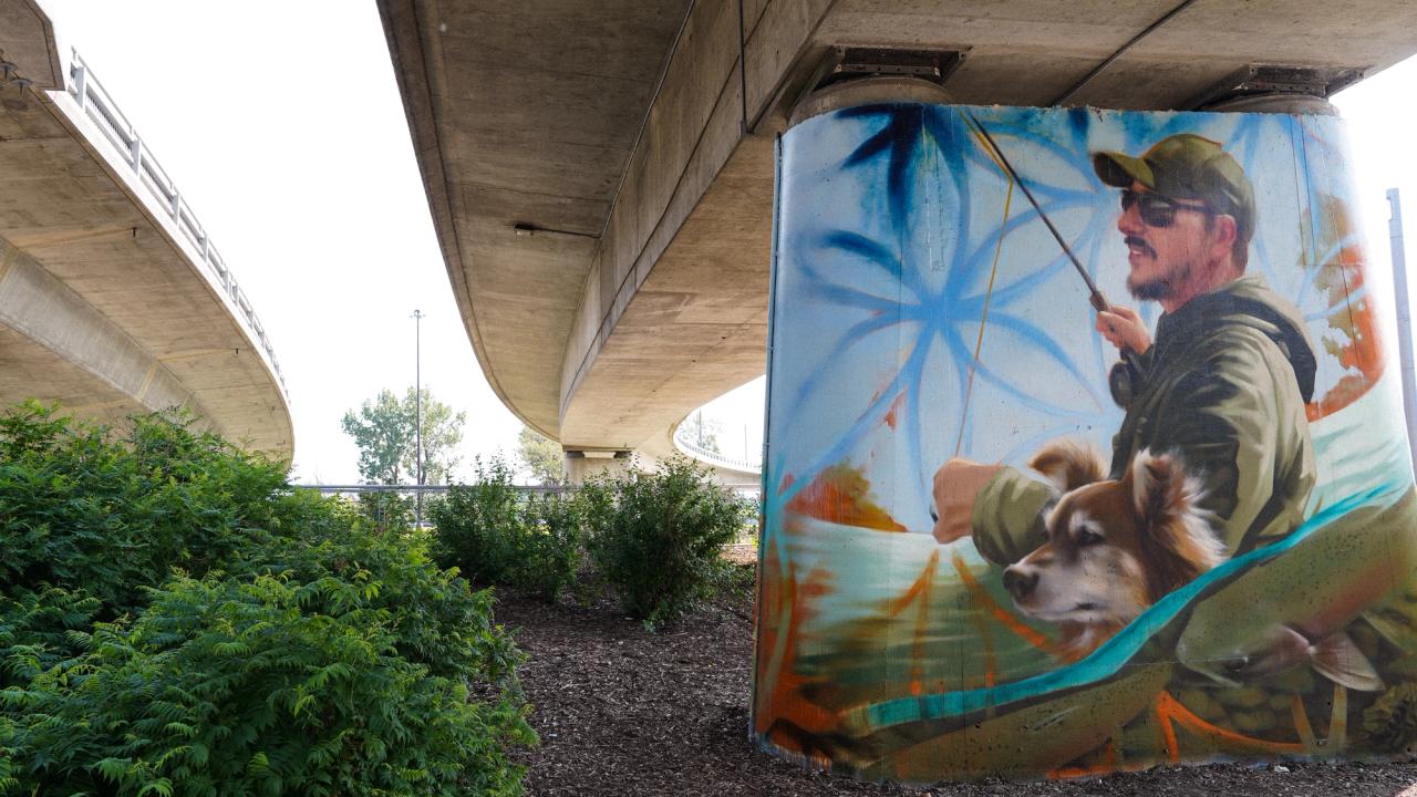 Jack & Jean Leslie RiverWalk Murals | East Village | Calgary Municipal ...