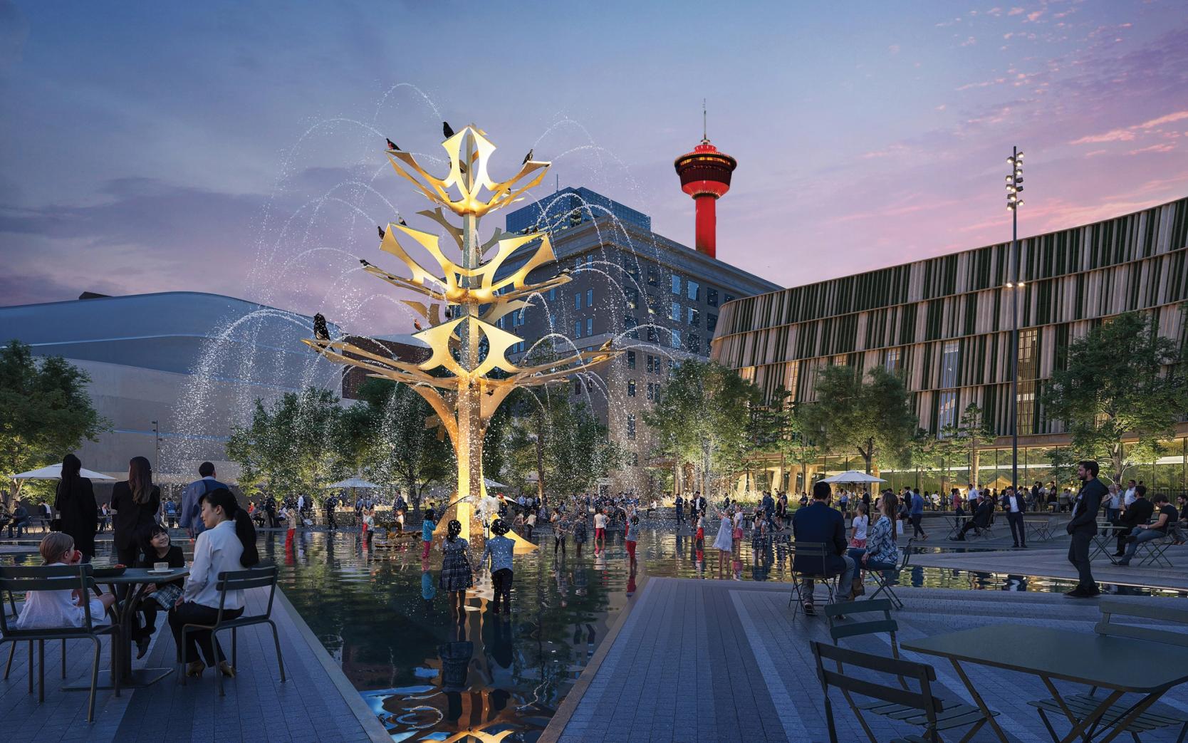 Olympic Plaza Transformation Design Reveal | Downtown | Calgary Municipal Land Corporation