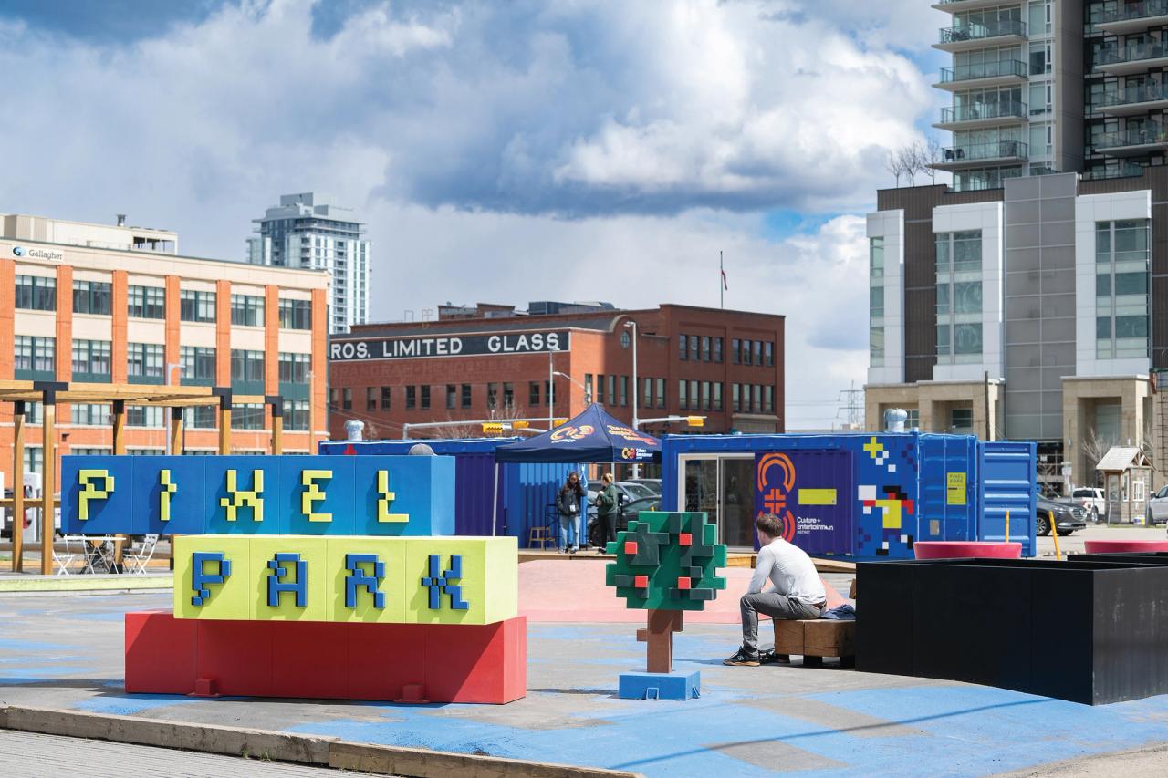 One Year of Pixel Park | The C+E | Calgary Municipal Land Corporation