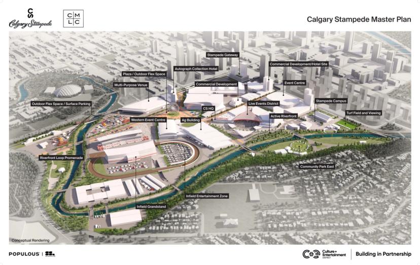 Calgary Stampede Master Plan Update | The C+E | Calgary Municipal Land ...
