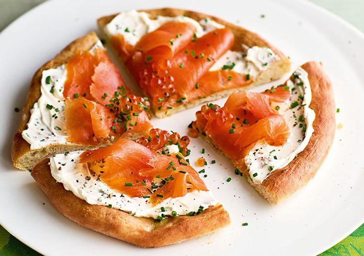 Smoked Salmon Pizzas | James Beard Foundation