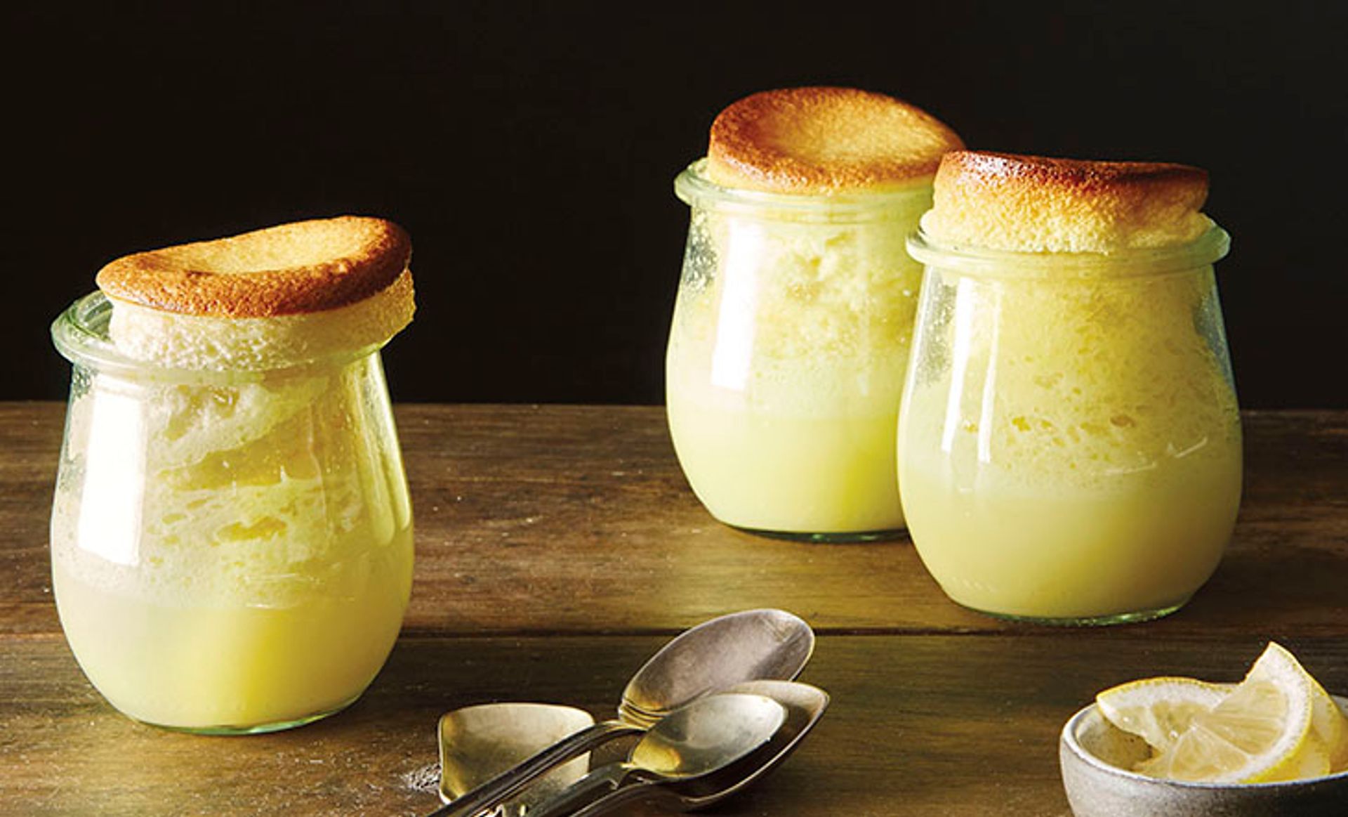 Lemon Sponge Cups | James Beard Foundation